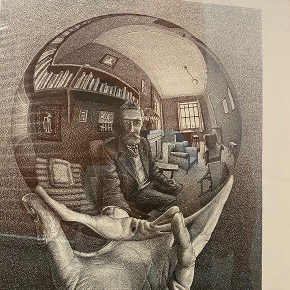 Art | Rare Mc Escher Art Hand With Reflecting Sphere | Poshmark